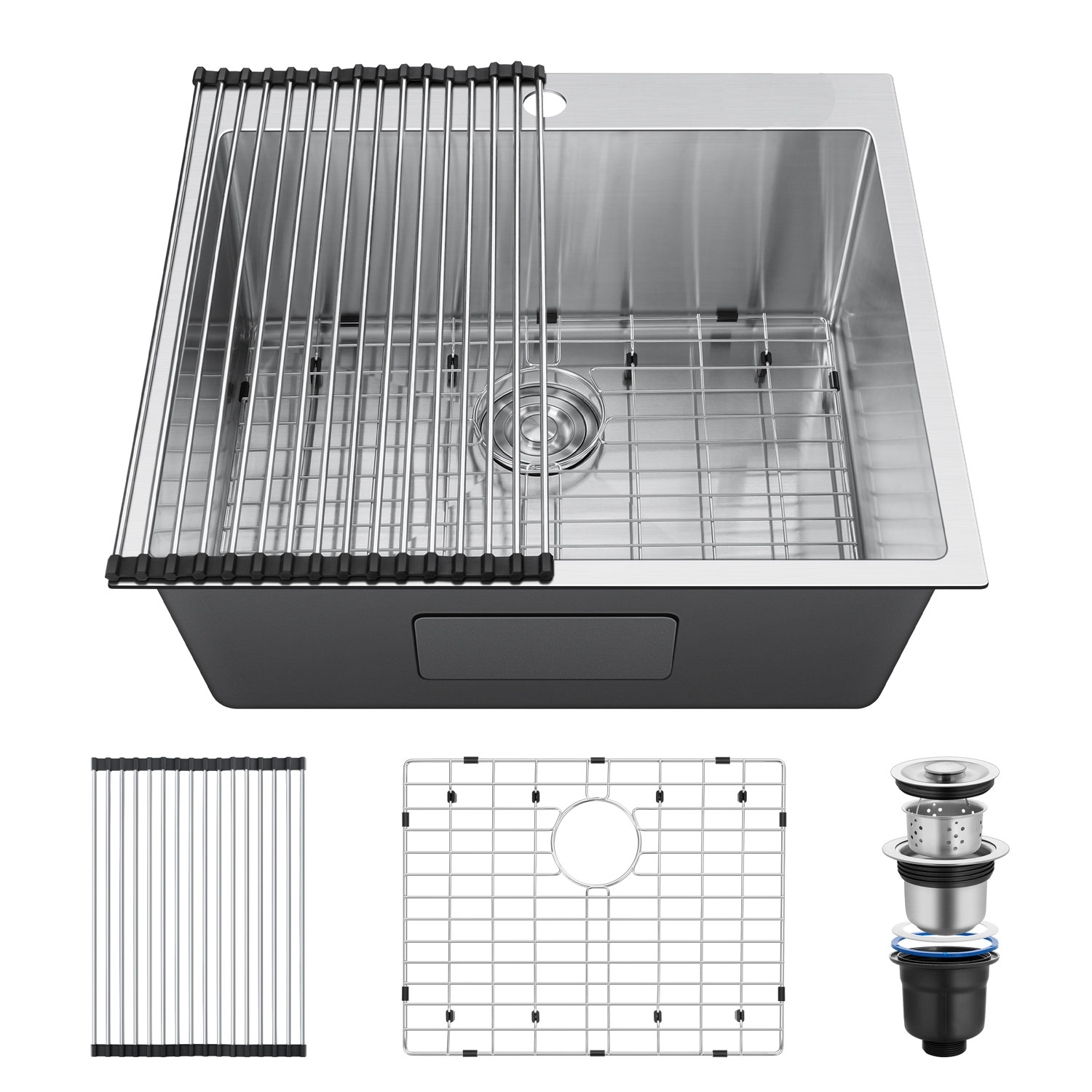Swiss Madison Rivage 23 x 18 Stainless Steel, Single Basin, Undermount ...