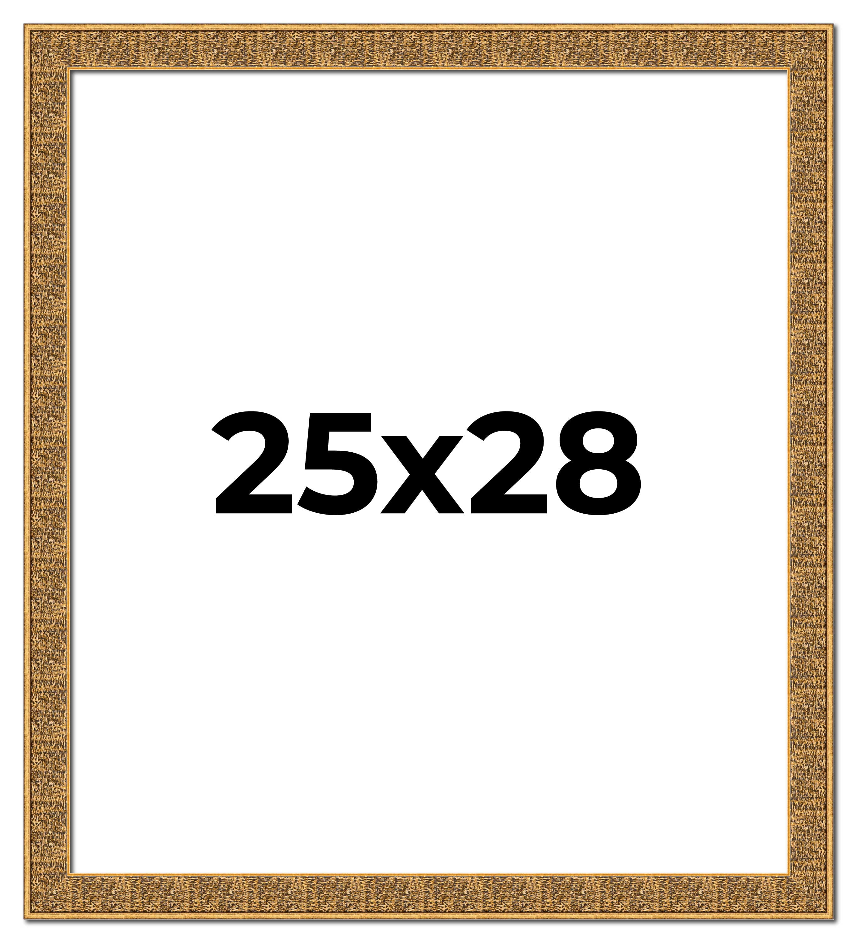 25x28 Frame Black and Gold Distressed Solid Wood Sonoma Picture Frame ...