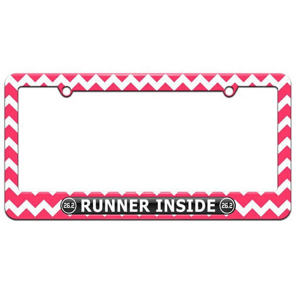 26.2 Runner Inside License Plate Tag Frame, Multiple Colors - Walmart.com