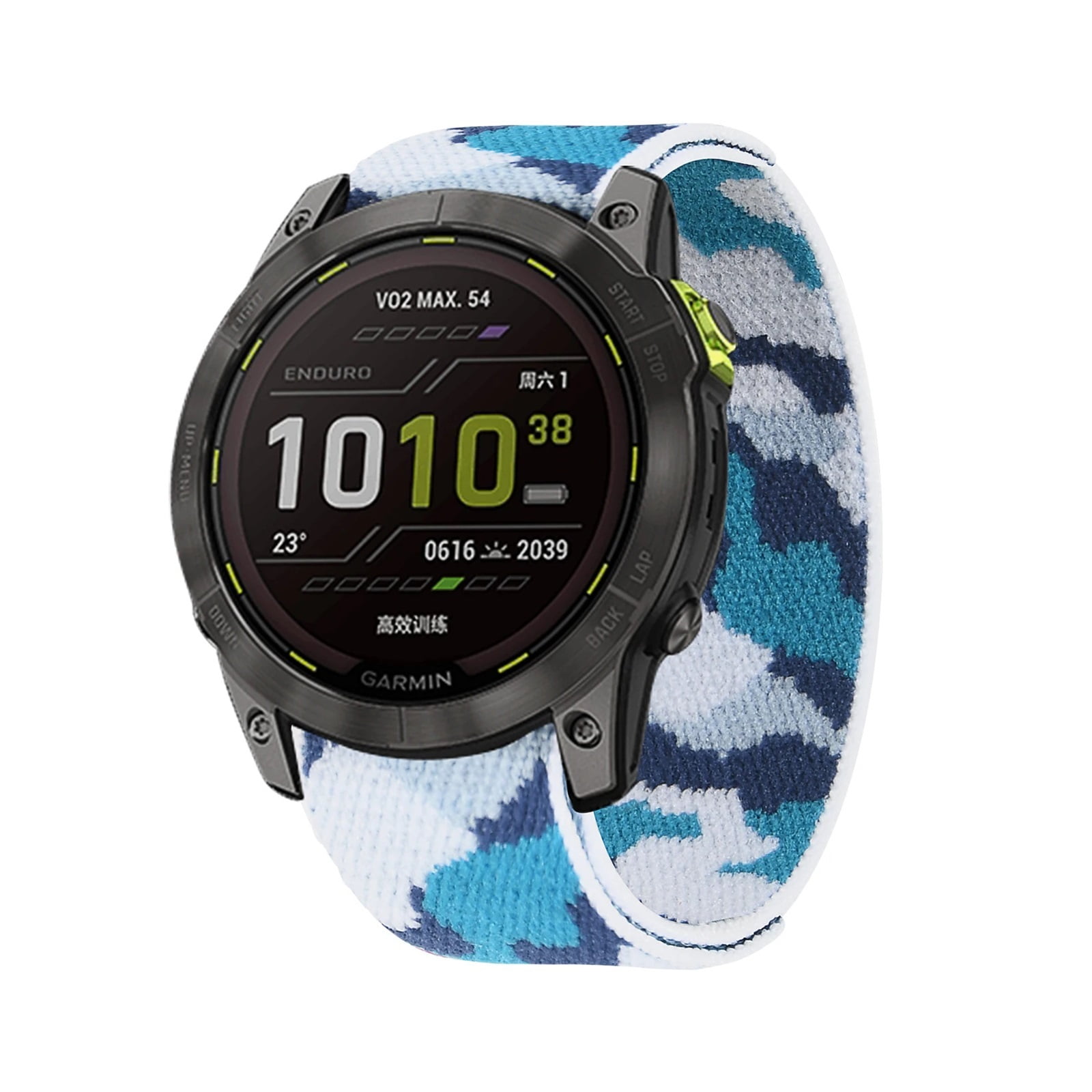 26/22mm Sport Nylon Strap For Garmin Epix Gen 2/Epix Pro 47mm 51mm ...