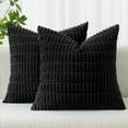 26×26 Inch Decorative Throw Pillow Cover Set, Soft Plush Fabric ...