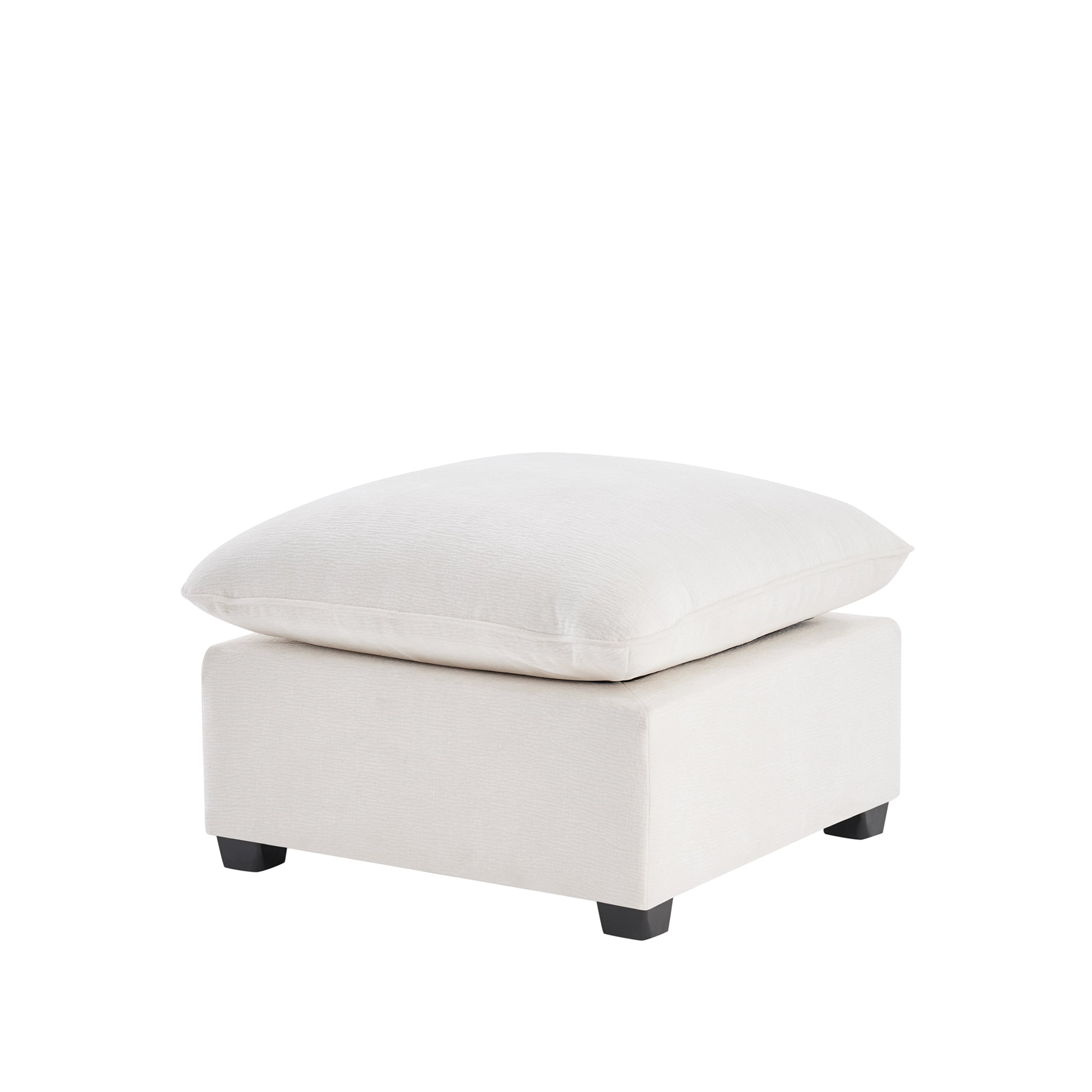 26*26" Ottoman Module for Modular Sectional Sofa,Wide Seat,Chenille,2 ...
