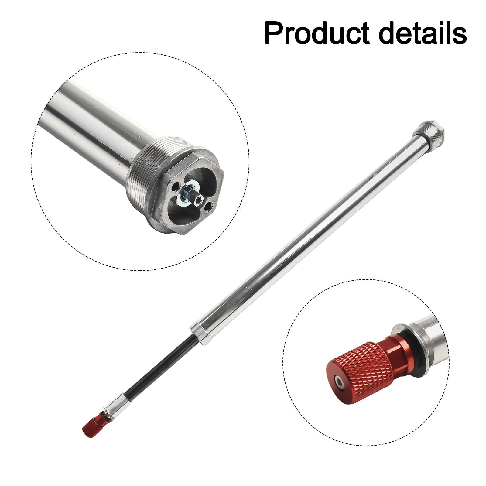 26/27.5/29 Inch Bike Front Fork Oil Pump Cable Line Hand / Line Control With Damping Aluminum ...
