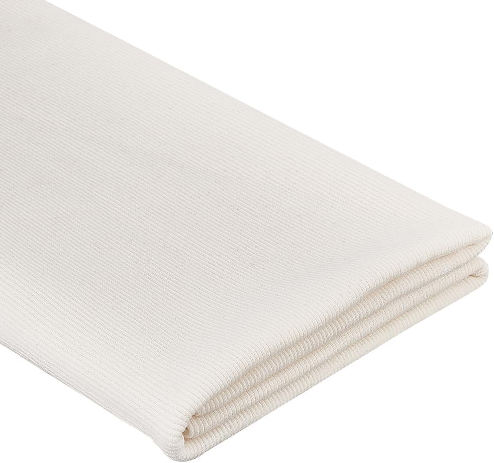 26.37 Inchx1.48 Yard Cotton Knit Fabric Ribbing Cuffs Cotton Ribbing ...