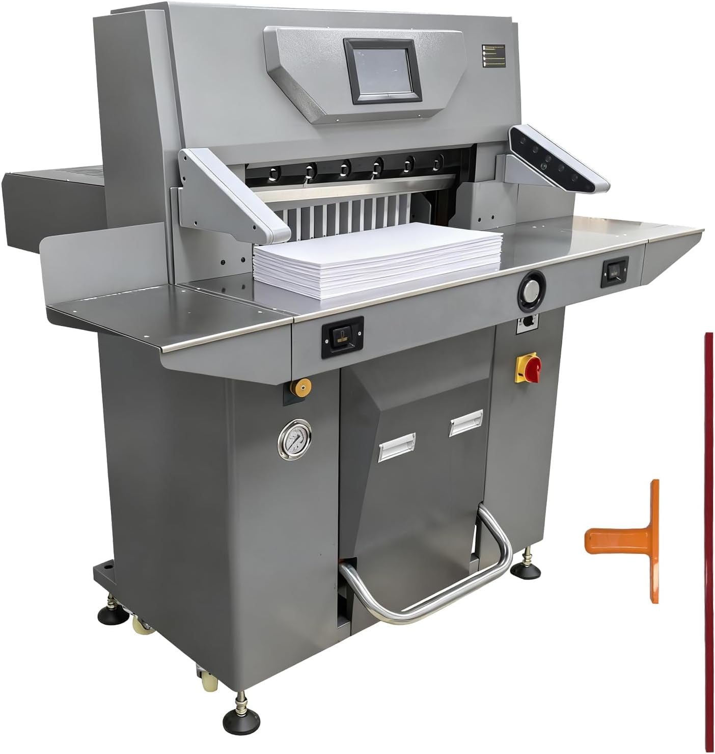 26.4" Electric Hydraulic Paper Cutter Program Control Paper Cutting ...