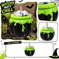 26.4" Halloween Party Inflatable Ice Buckets, PVC Witch Stirring Design ...