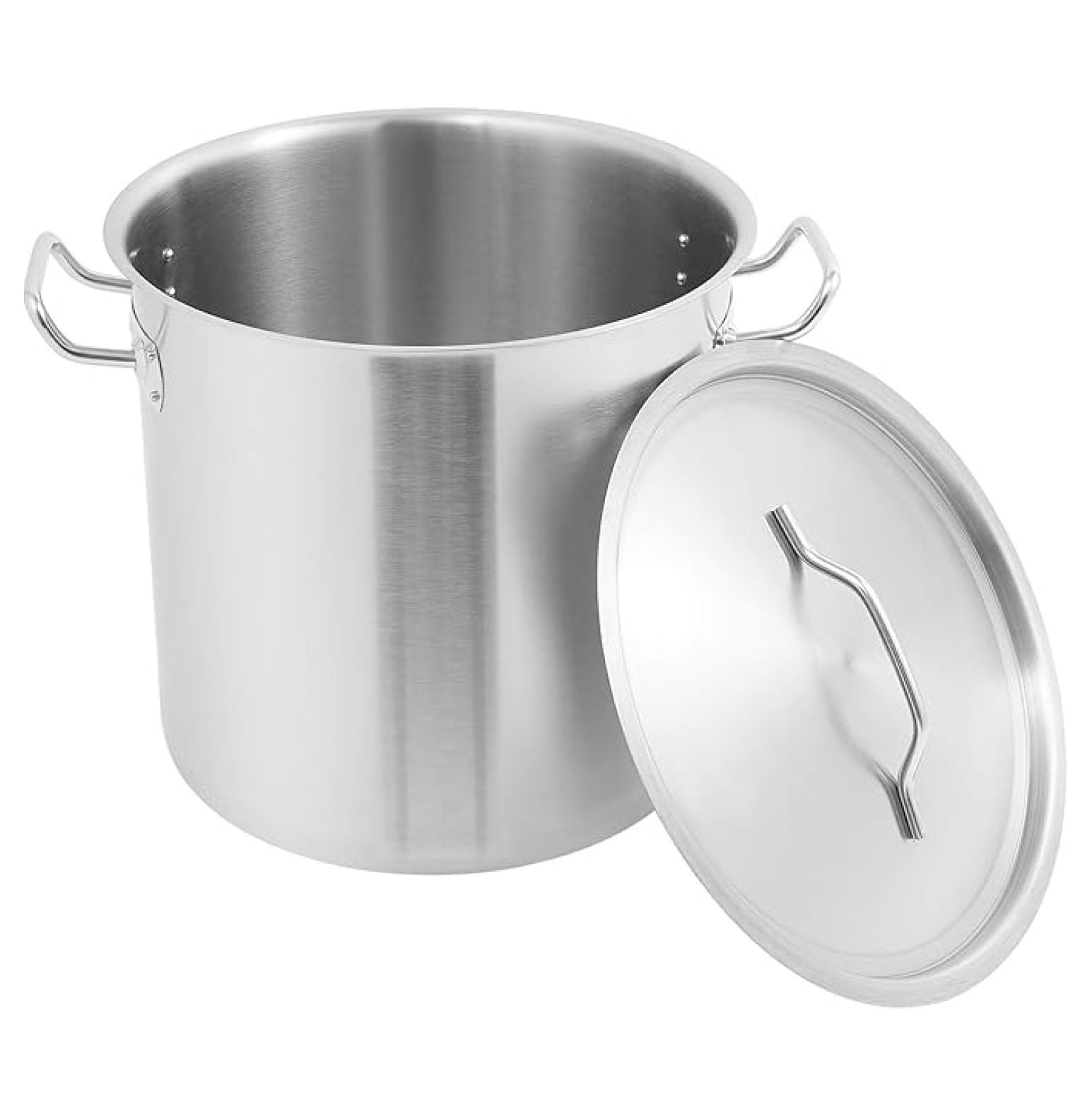 26.4 Quarts Stock Pots with Lid, Grade Large Pots for Cooking Canning ...
