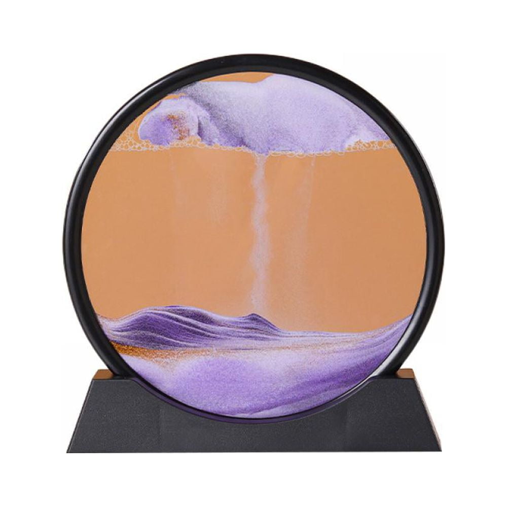 26.5*25*4cm Flowing Sand Painting Moving Sand Round Picture Dynamic 3D ...