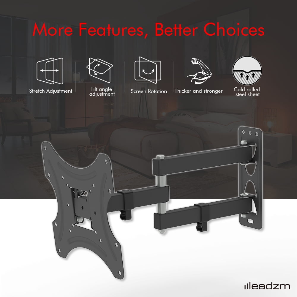 26-50" Adjustable Wall Mount Bracket Rotatable TV Stand TMX200 with ...