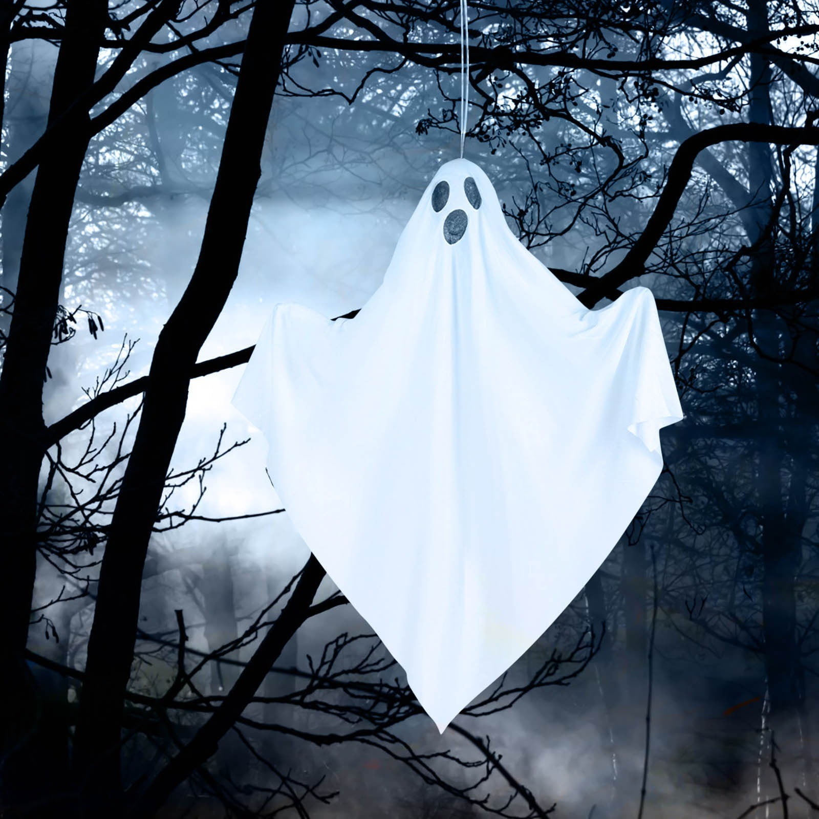 26.7 Inch Halloween Hanging Ghosts Decorations Outdoor, Flying Ghost ...