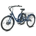 "26"" 7 Speed Electric Tricycle, 350W Three-Wheel Bicycle with Adult ...
