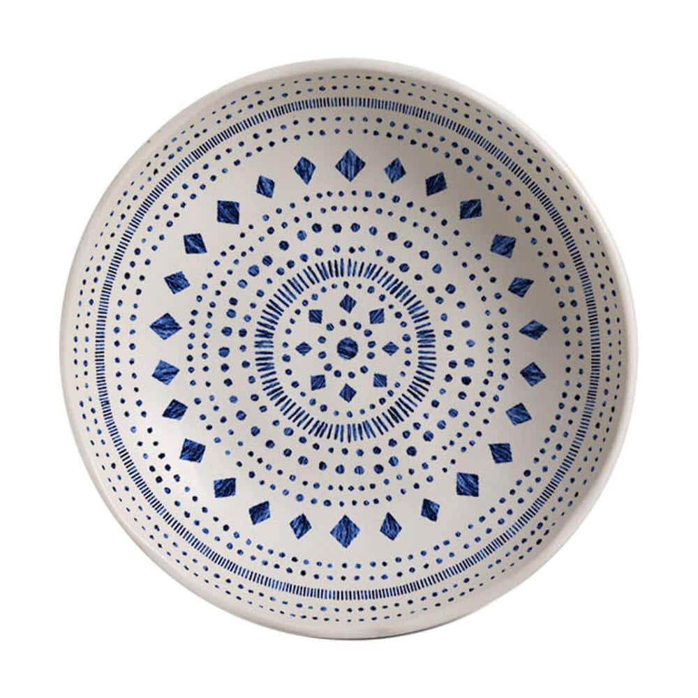 26.91 fl. oz. Maya Multi-Colored Stoneware Salad Bowl (Set of 6 ...