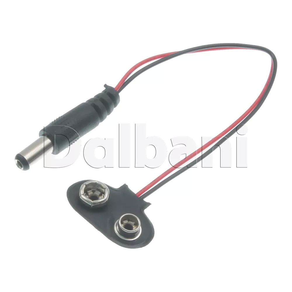 26-99-0018 New 9V Dc Battery Clip Power Connector Arduino Compatible ...