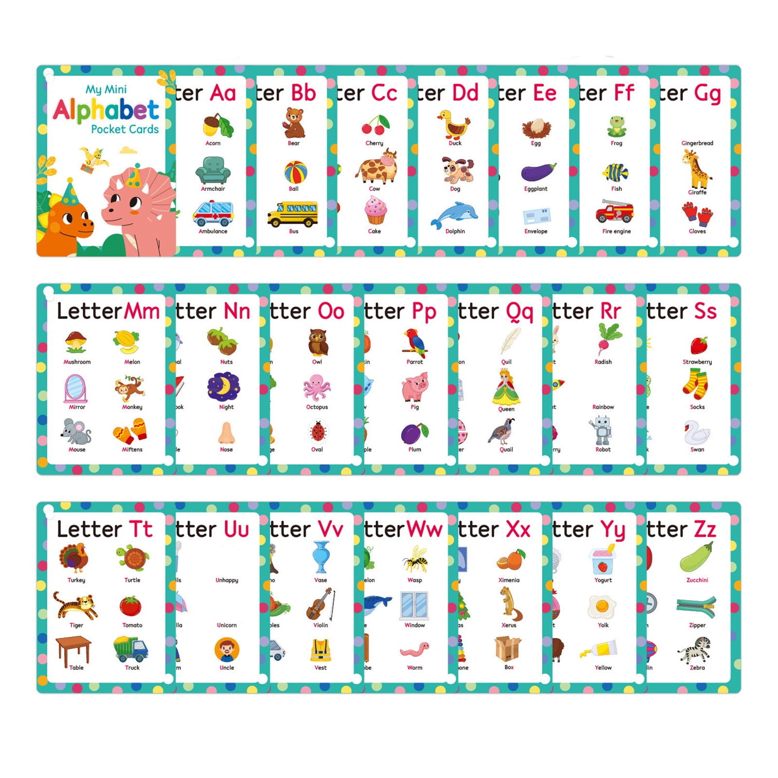 26 Alphabet and Number Bulletin Board Set, Manuscript Educational ...