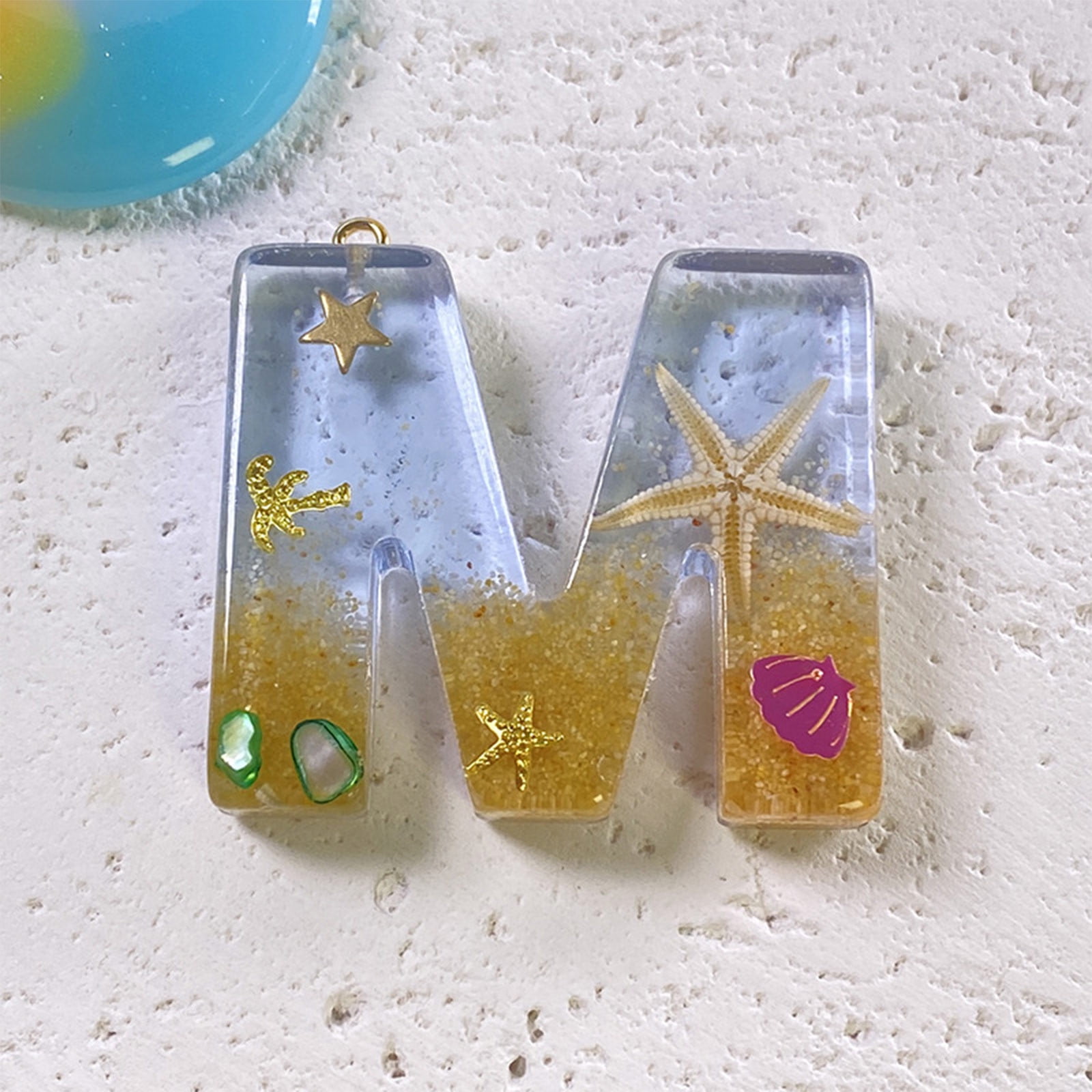 26 Alphabet Shells Ornaments for Christmas Tree,26 Letters Christmas ...