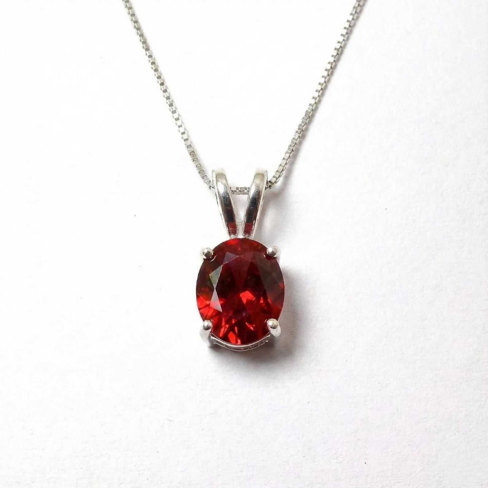 26 Carat Natural Oval Cut Ruby in Gold Plated Jewelry Birthday Gift For ...