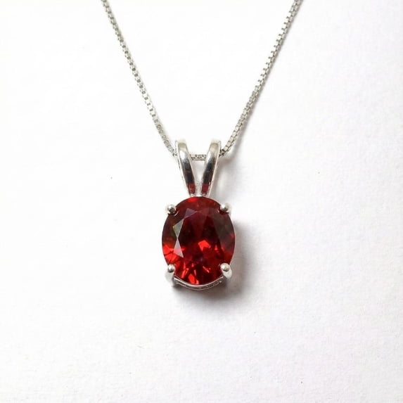 26 Carat Natural Oval Cut Ruby in Gold Plated Jewelry Birthday Gift For ...
