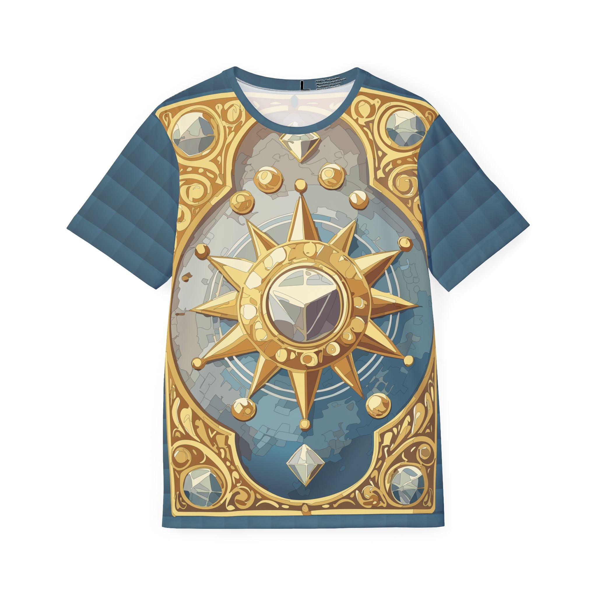 26-Card Deck Graphic T-Shirt, Art Design Poly Shirt, All Over Print ...