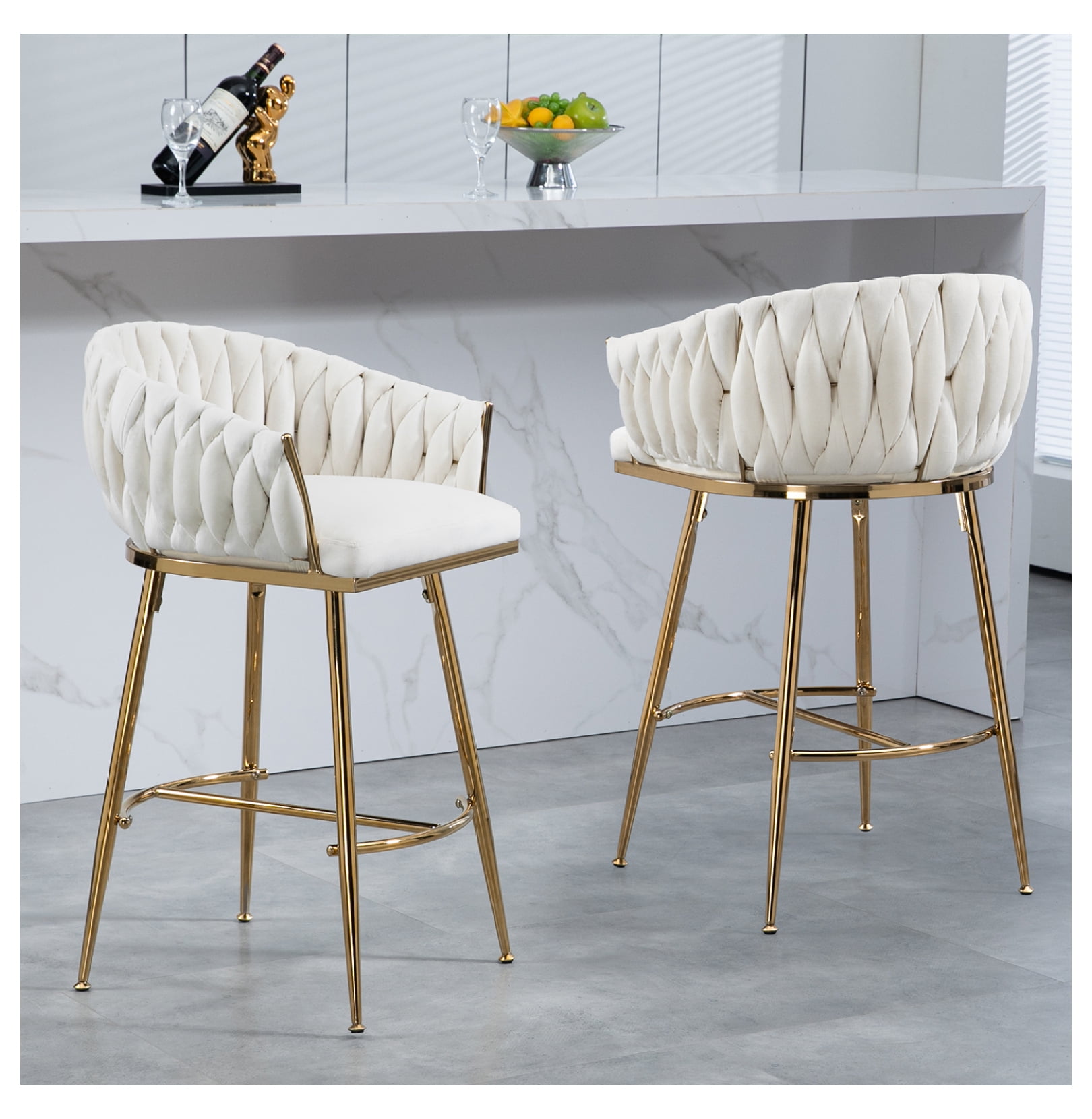 26'' Counter height bar stools kitchen island counter bar stool with ...