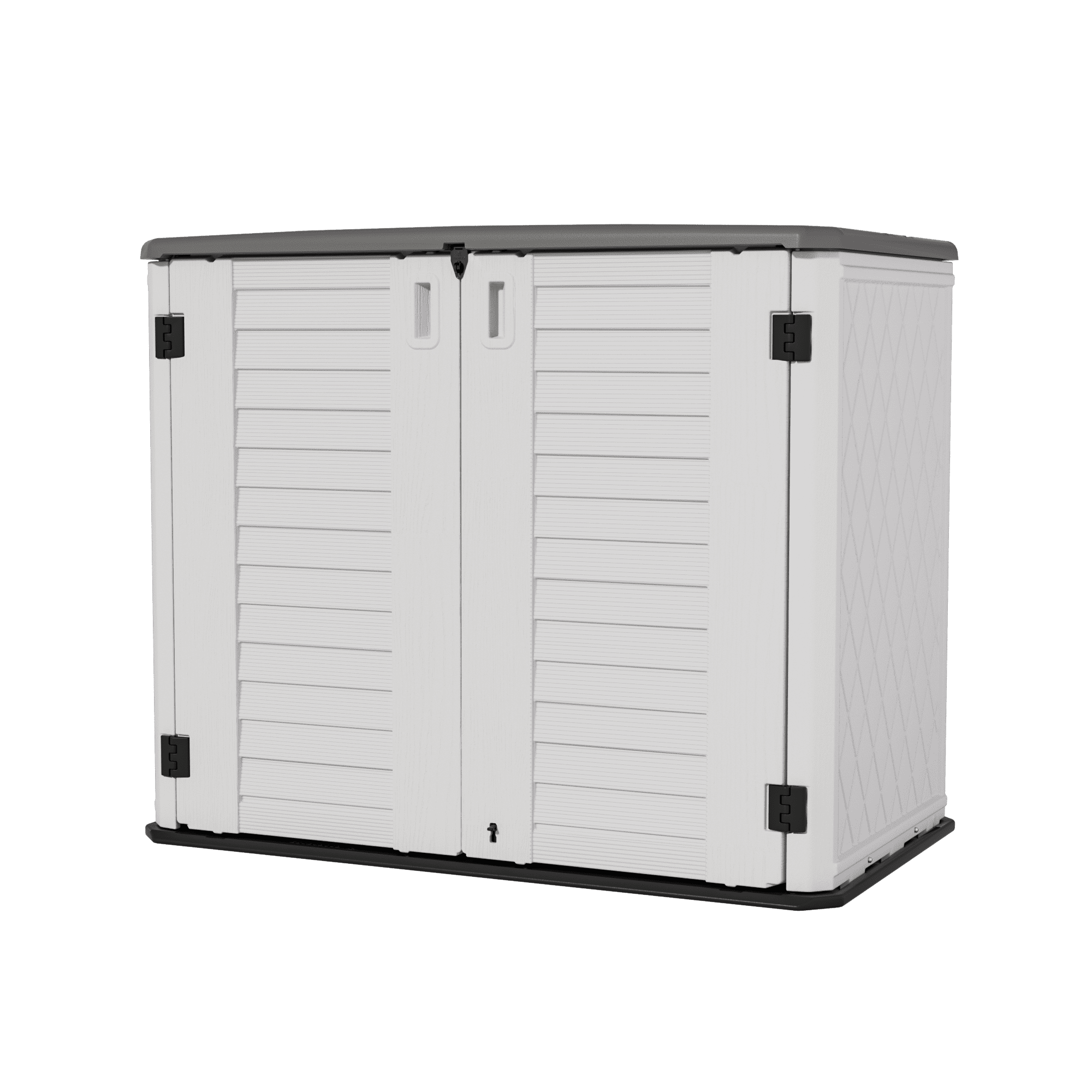 26 Cubic Feet Outdoor Storage Shed - Waterproof Horizontal Storage Box ...