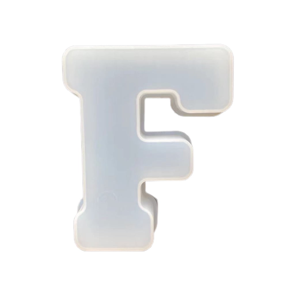 26 English Alphabet Silicone Mold Letter Resin Candle Mold for Home ...