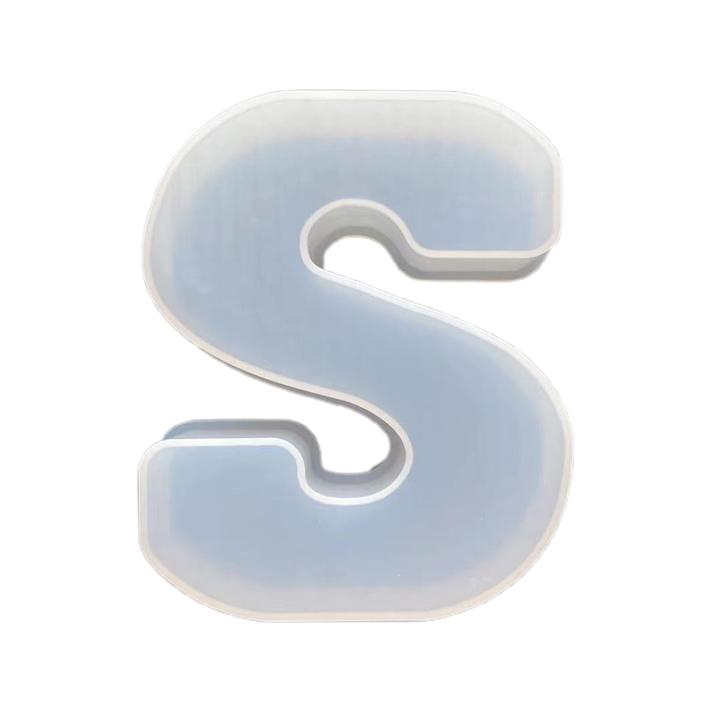 26 English Alphabet Silicone Mold Letter Resin Candle Mold for Home ...