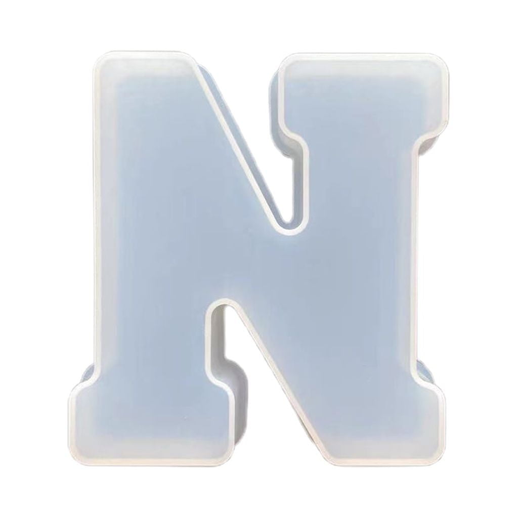 26 English Alphabet Silicone Mold Letter Resin Candle Mold for Home ...