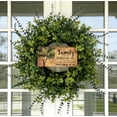26" Eucalyptus & Boxwood Wreath for Front Door - Large Artificial ...