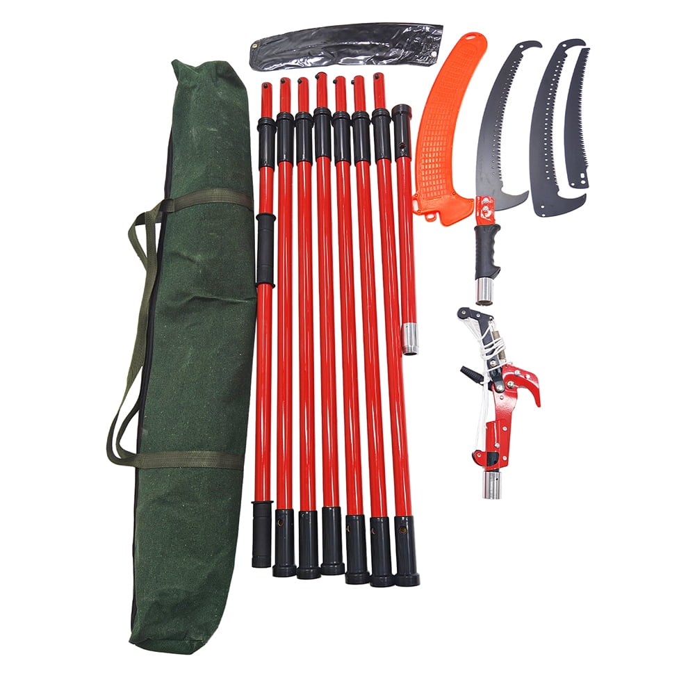 26 Feet Tree Pole Pruner Tree Saw High Branch Scissors Hand Saw Tree ...