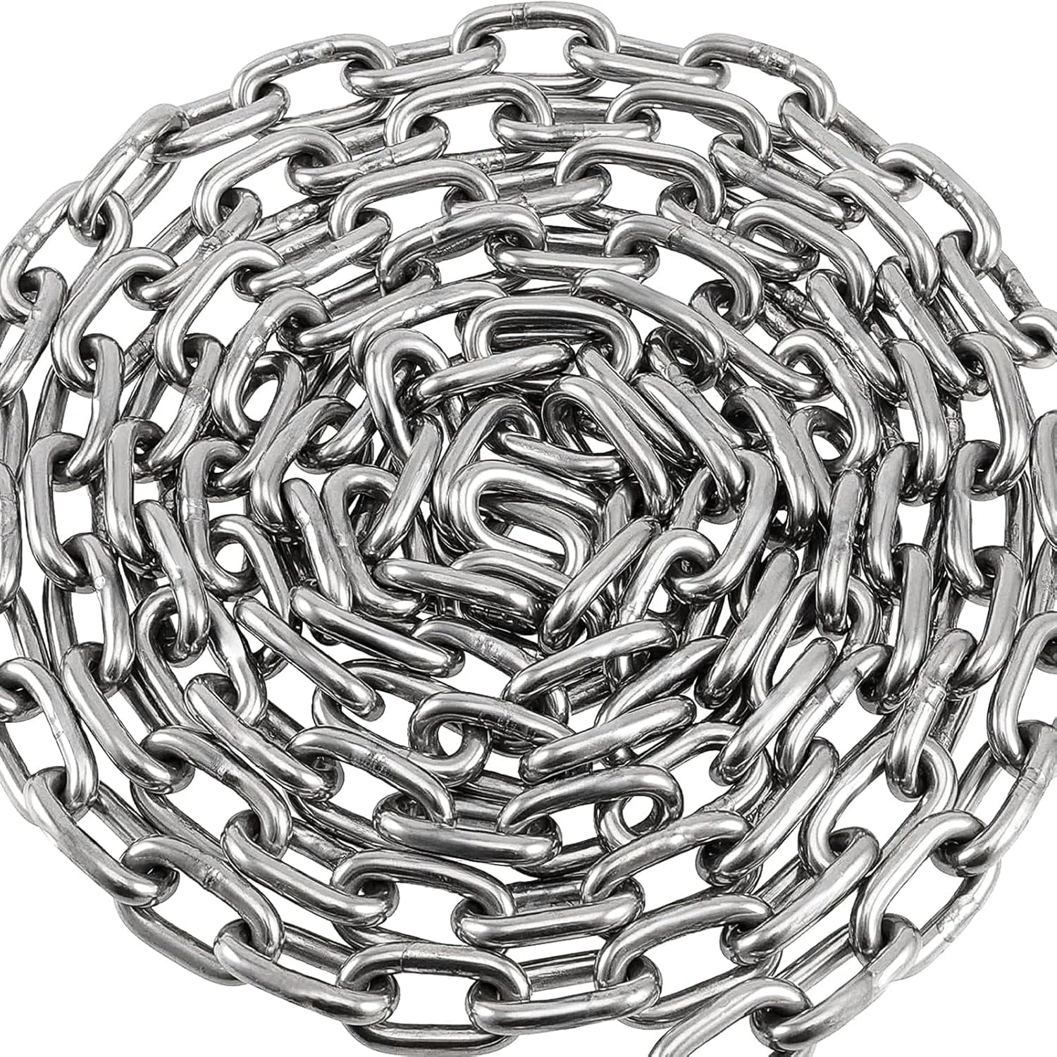 26 Feet x 3/16 Inch Heavy Duty Welded Metal Chain, Cast Steel Welded ...