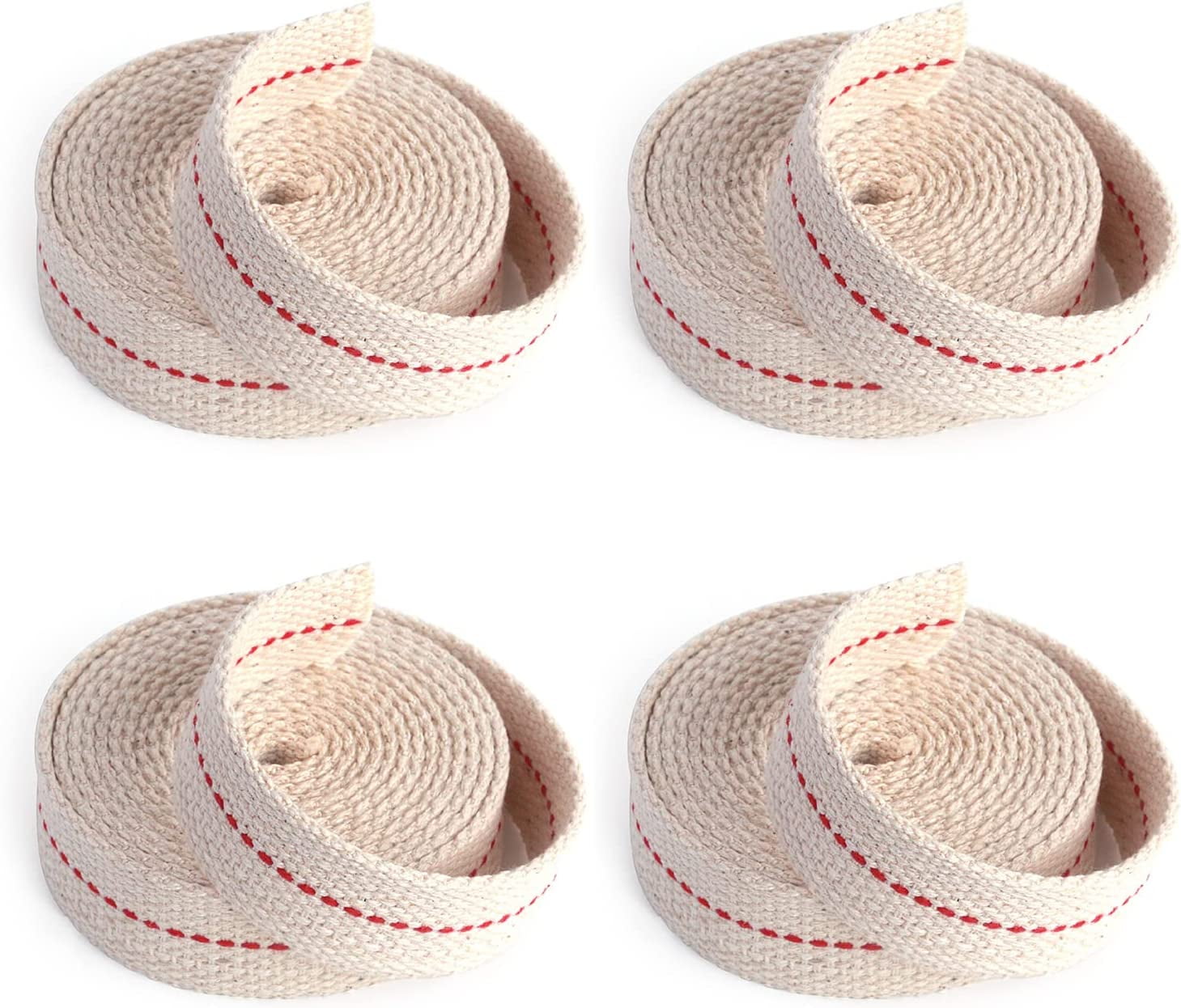 26 Foot /4 Rolls Oil Lamp Wick, 7/8 Inch Oil Lantern Wick, 7/8 Inch ...