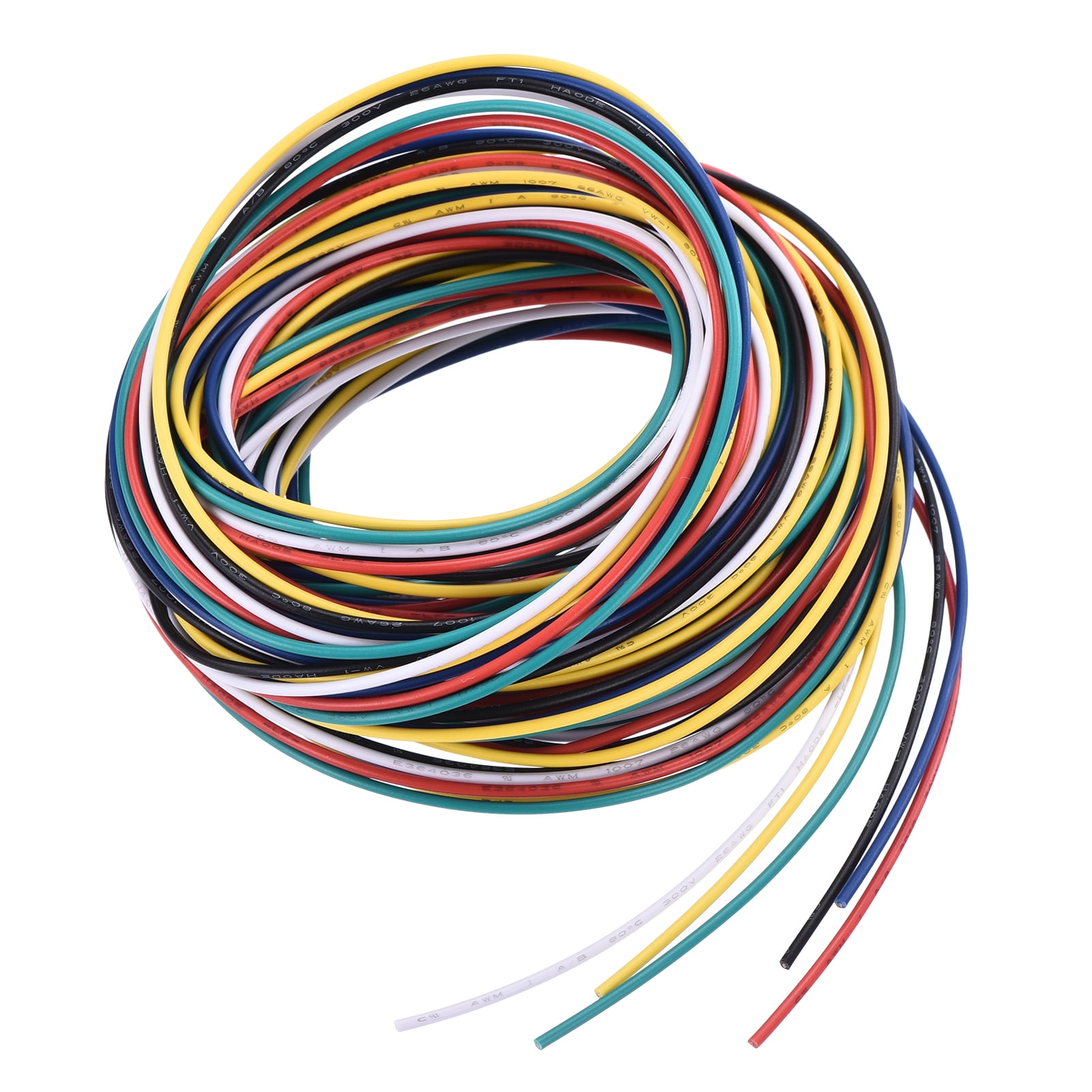 26 Gauge Hookup Wire 3.0m/10ft 26AWG Flexible Electrical Wire Tinned ...