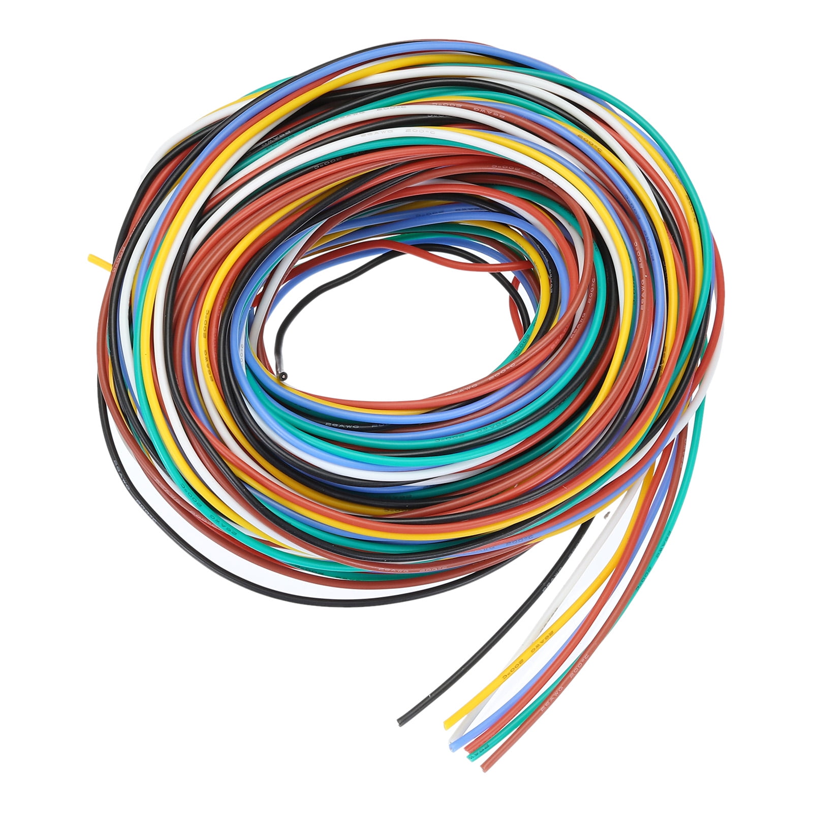 26 Gauge PVC Hookup Wire 7.5m/25ft 26AWG Electrical Wire Spool Ul1007 ...