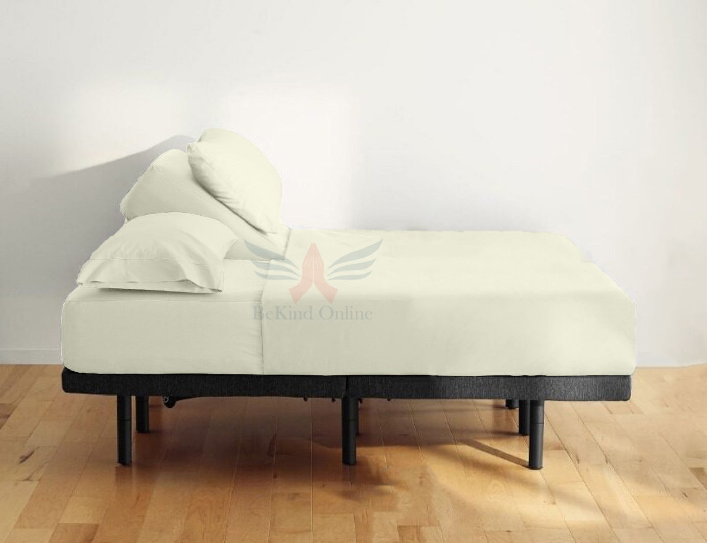 26-INCH EXTRA DEEP POCKETS Split Head King Sheets Sets for Adjustable ...