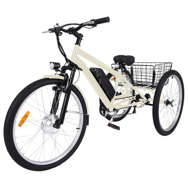 26 Inch 24 Inch Adult Electric Tricycle 3 Wheel Mountain Electric ...