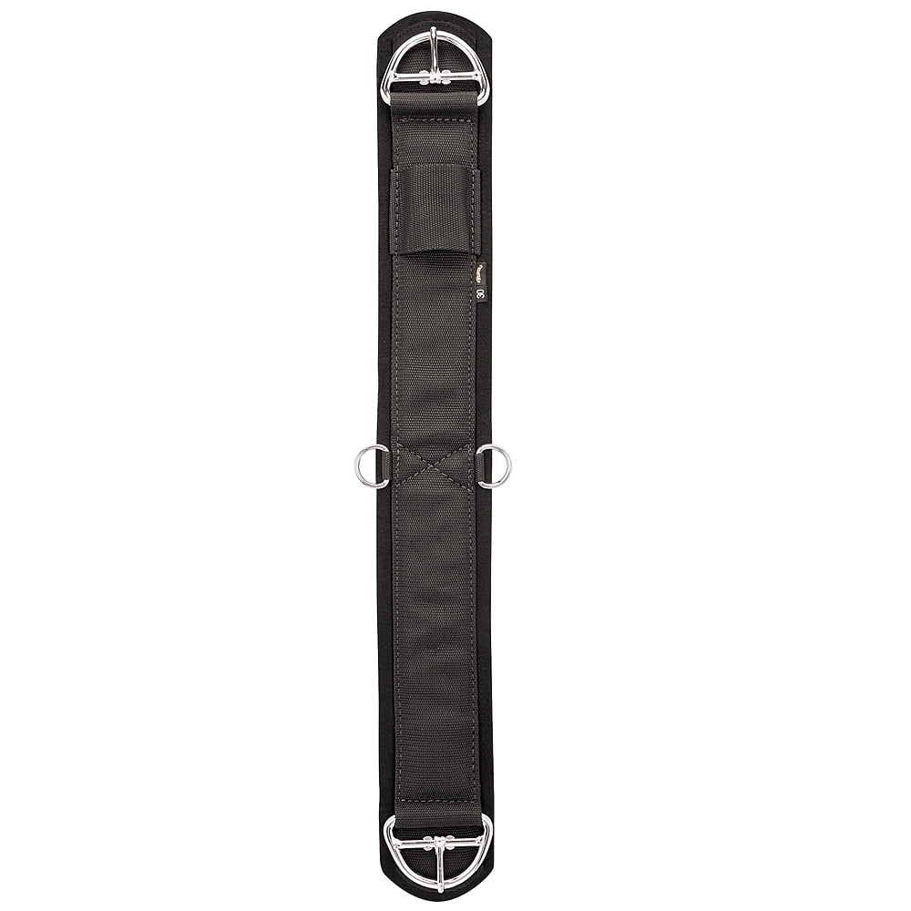 26 Inch Black Weaver Leather Horse Tack Felt Lined Deluxe Super Cinch ...