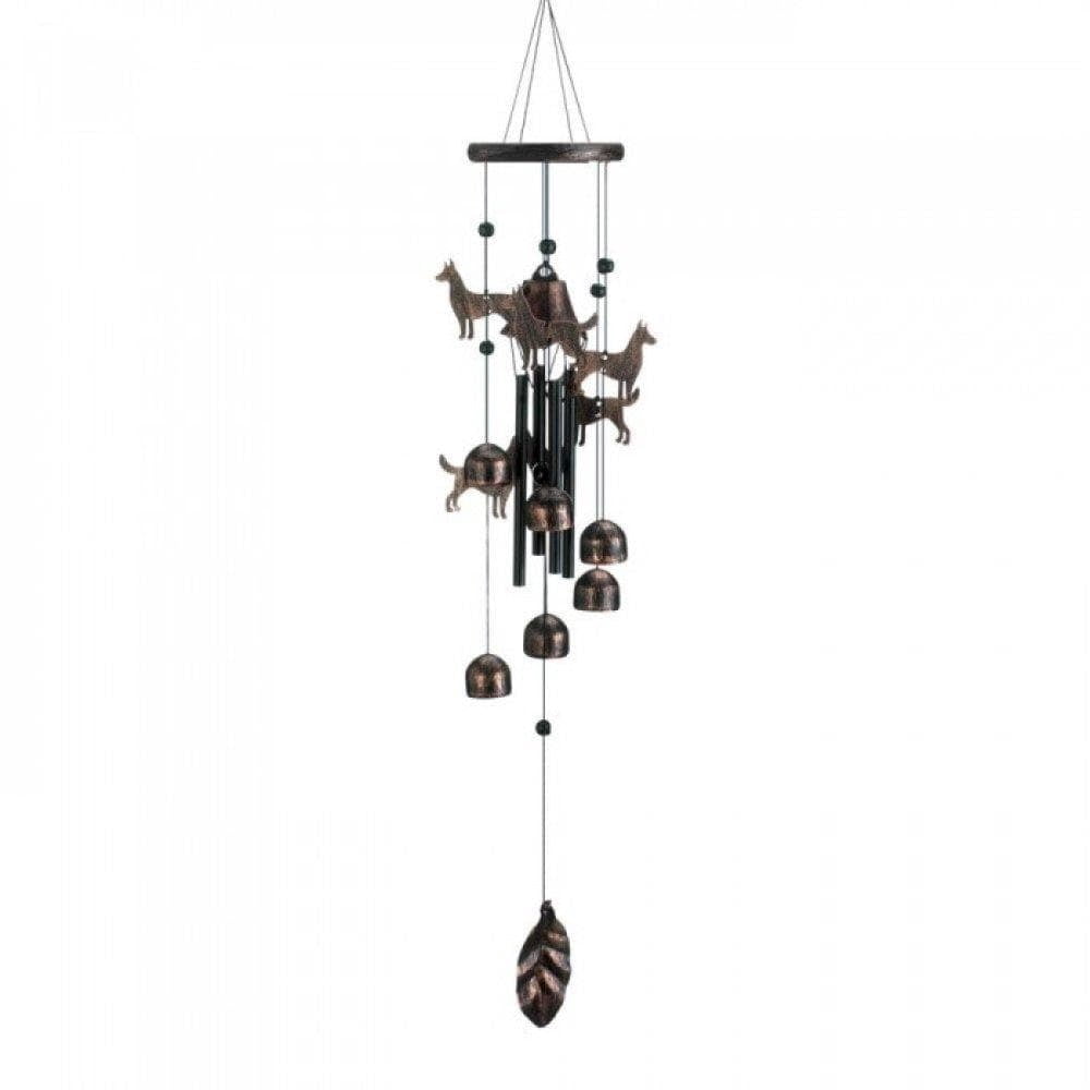 Summerfield Terrace 26" Bronze Dogs Wind Chimes - Walmart.com