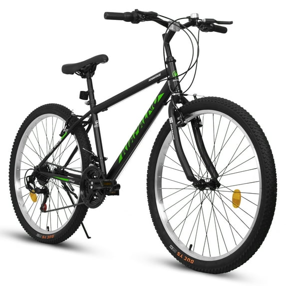 26 Inch Carbon Steel Frame Mountain Bike, 21-Speed Dual V-Brake for ...