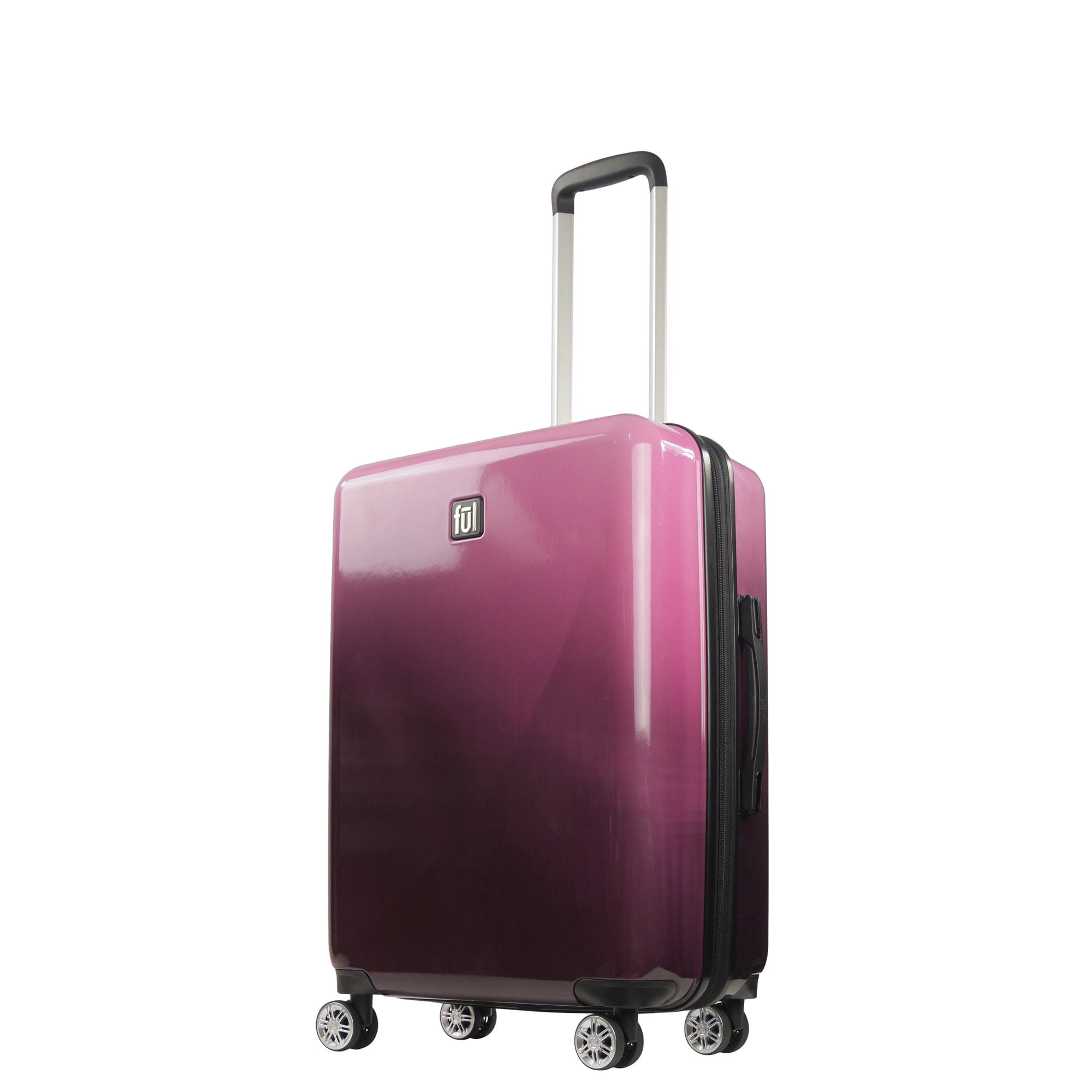 26 Inch Impulse Rolling Luggage, Ombre Hardshell Suitcase with Spinner ...