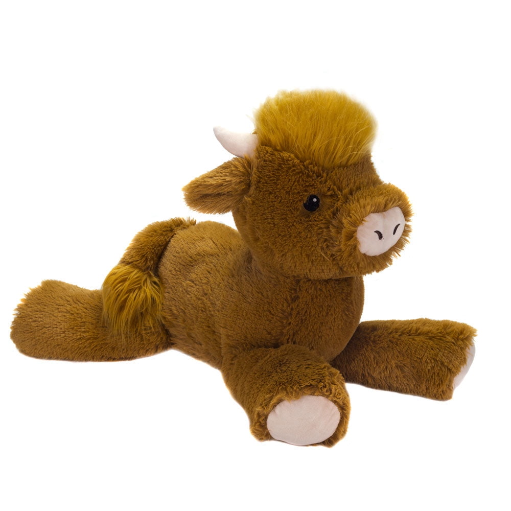 26 inch Lay Down Highland Cow – Realistic Large Plush Highland Cow ...