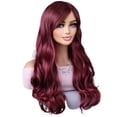 26-Inch Long Wavy Hair Wigs for Women - Natural Fluffy Curly Big Wave ...