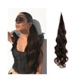 26 Inch Long Wavy Ponytail Flexible Wrap Around Ponytail Hair ...