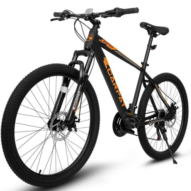 26 Inch Mountain Bike for Men, Adult Mens Bike with 21 Speed & Disc Brakes, High-Carbon Steel ...