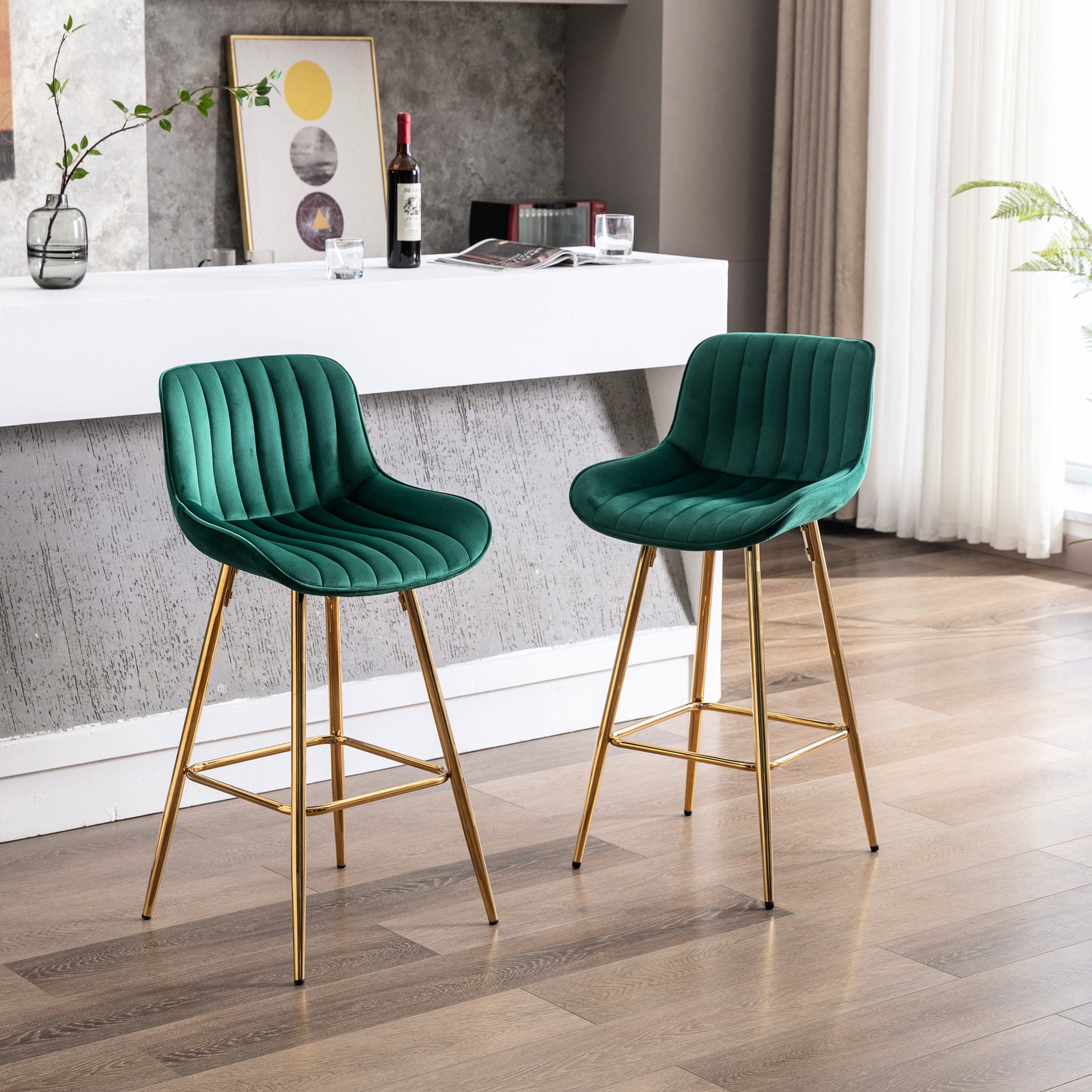 26 Inch Simple Stools+Chrome Support”-“Kitchen Islands/Pubs+Stable ...