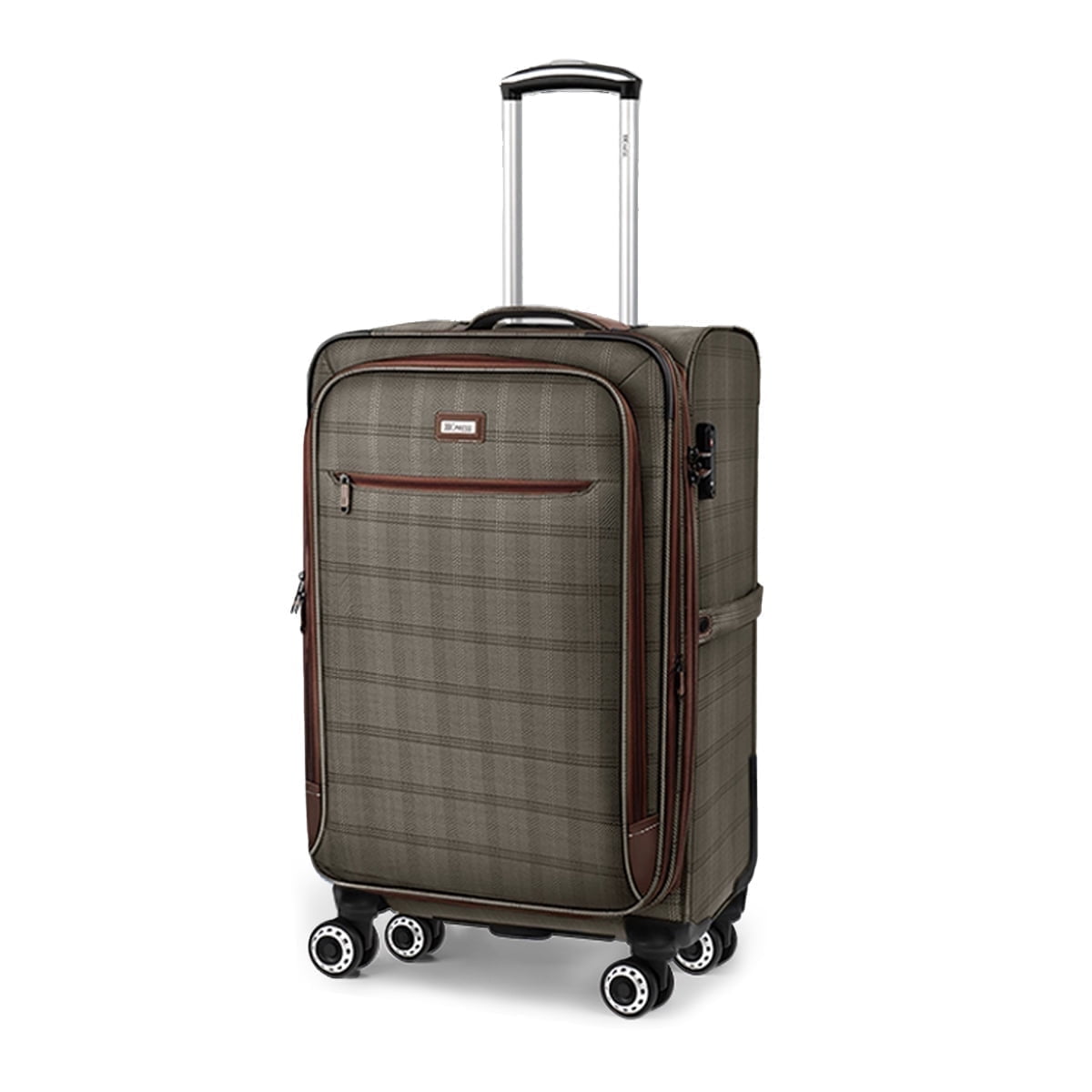 26" Softside Medium Checked Luggage Lighweight Expandable Travel ...