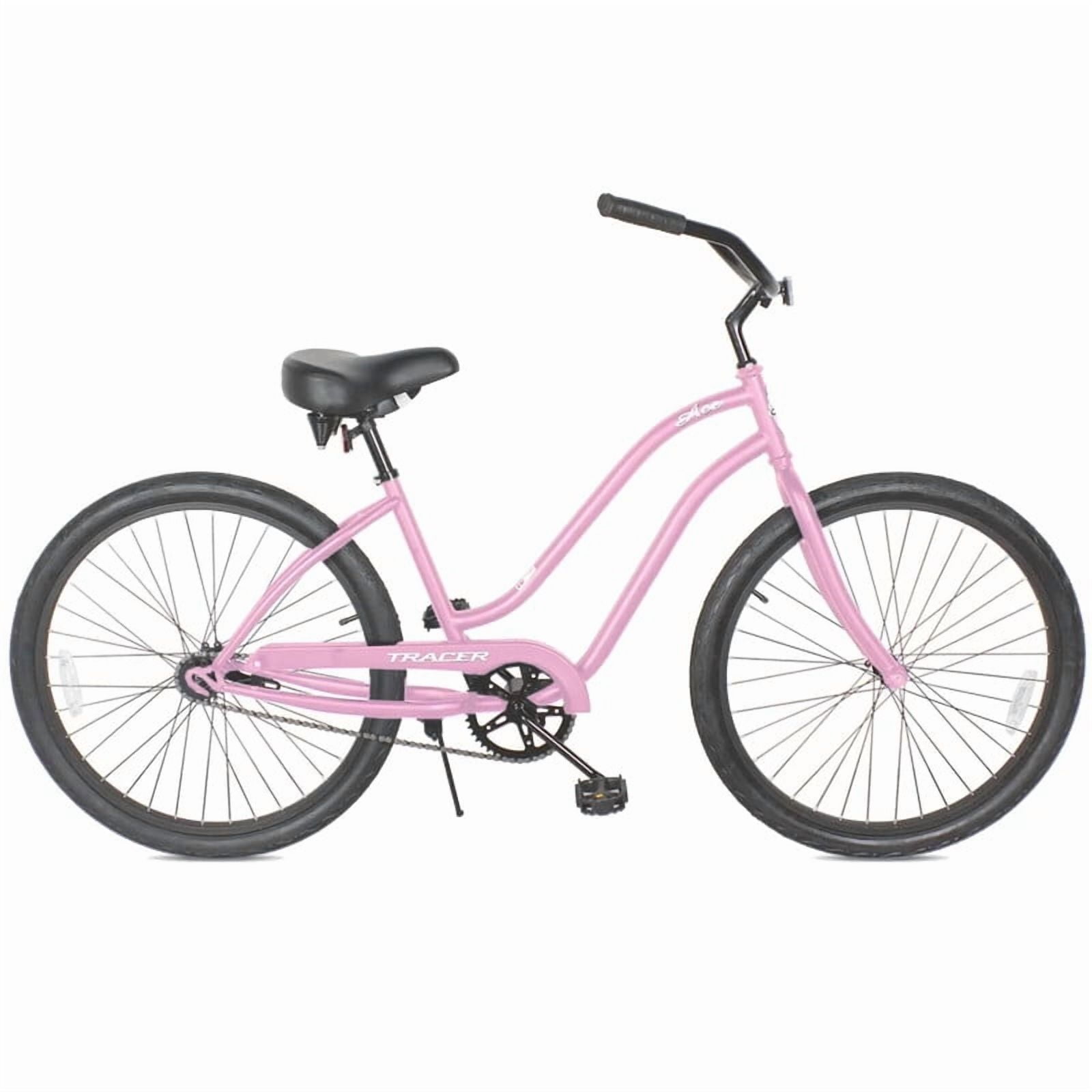26-Inch Step-Through Cruiser Bike, Tracer ACE, Pink, Coaster Brake ...