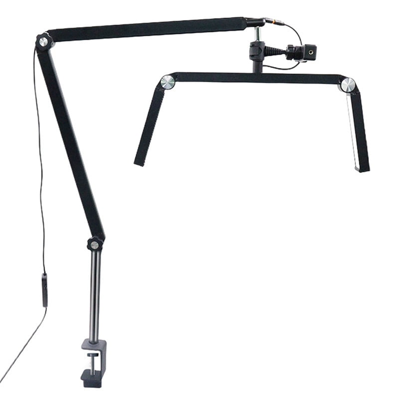 26-Inch Three-Lamp Desktop Lamp 30W Folding Cantilever Half-Moon Lamp ...