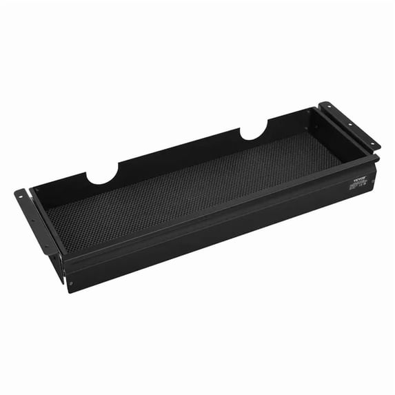 26 Inch Under Desk Slide Out Drawer Organizer Home Office Space Saver ...