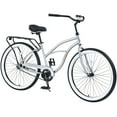 26-Inch Women's Beach Cruiser Bike, Single Speed with Rear Coaster ...