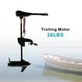 26 LBS Thrust Electric Trolling Motor, 28 in Shaft for Fishing Boats ...